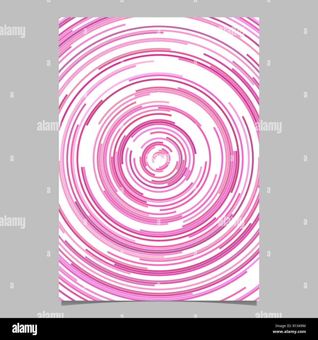Pink abstract poster background template - vector illustration from ...