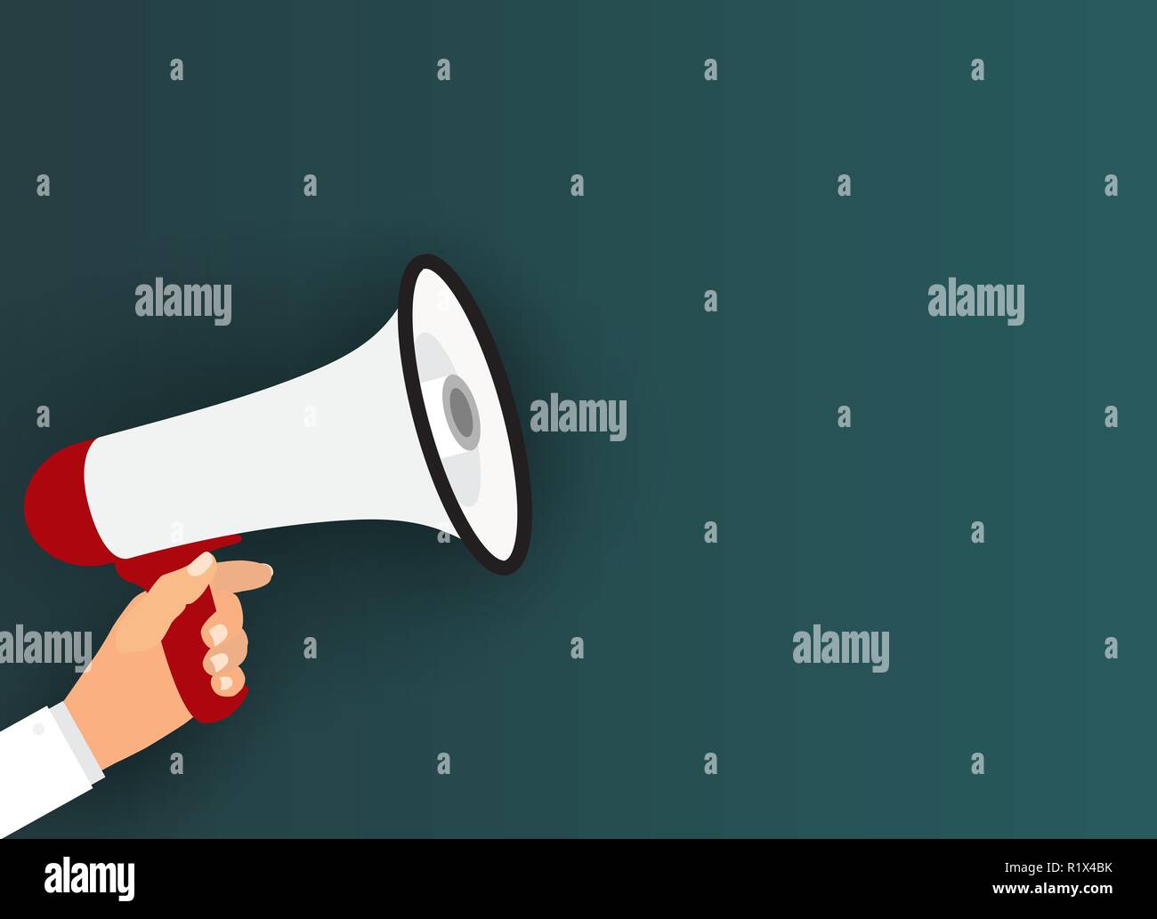 Megaphone. Vector Illustration Stock Vector Image & Art - Alamy