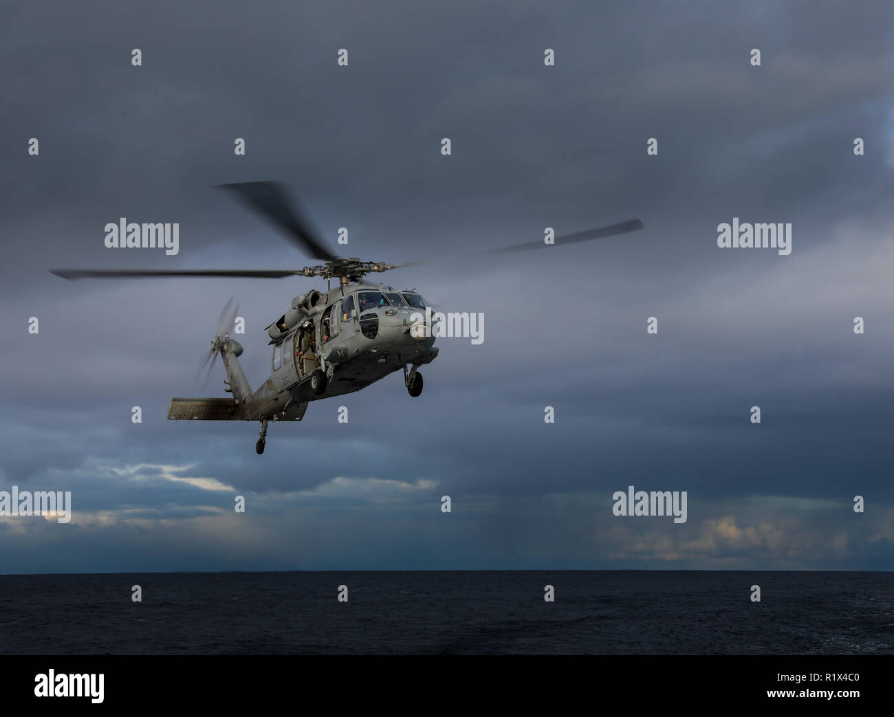 US Navy Sikorsky Seahawk MH60 helicopter Stock Photo - Alamy