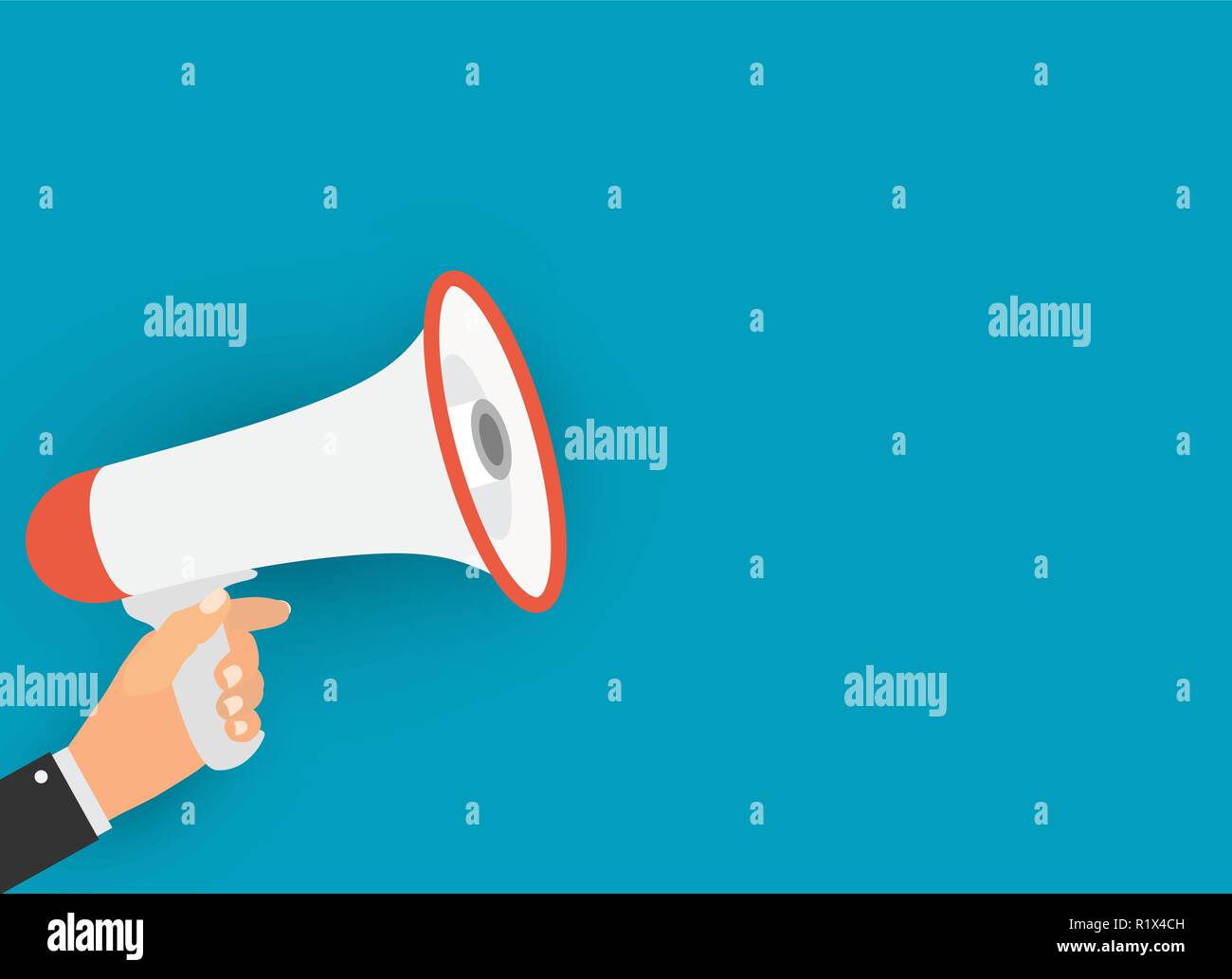 Megaphone. Vector Illustration Stock Vector Image & Art - Alamy