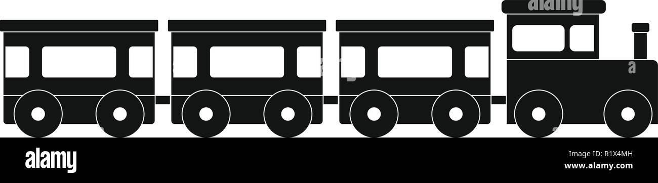Express train icon. Simple illustration of express train vector icon ...