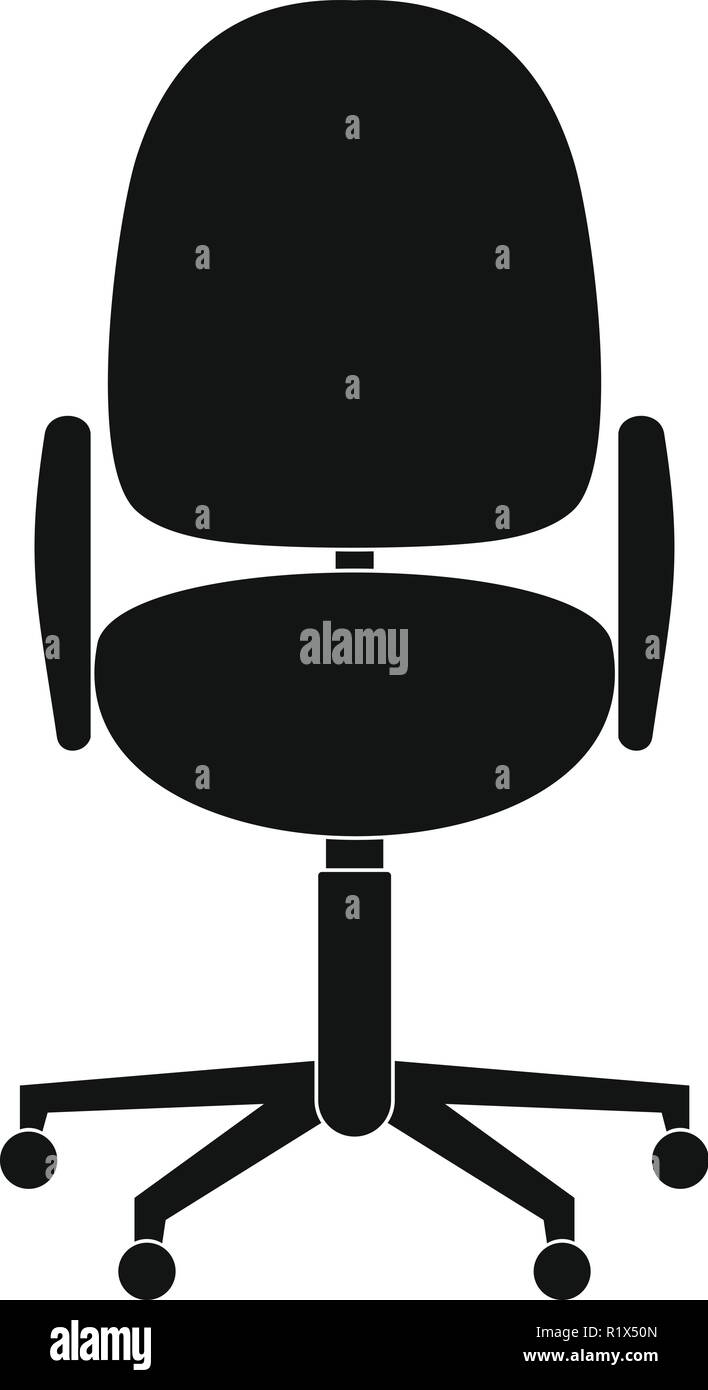 Work chair icon. Simple illustration of work chair vector icon for web ...