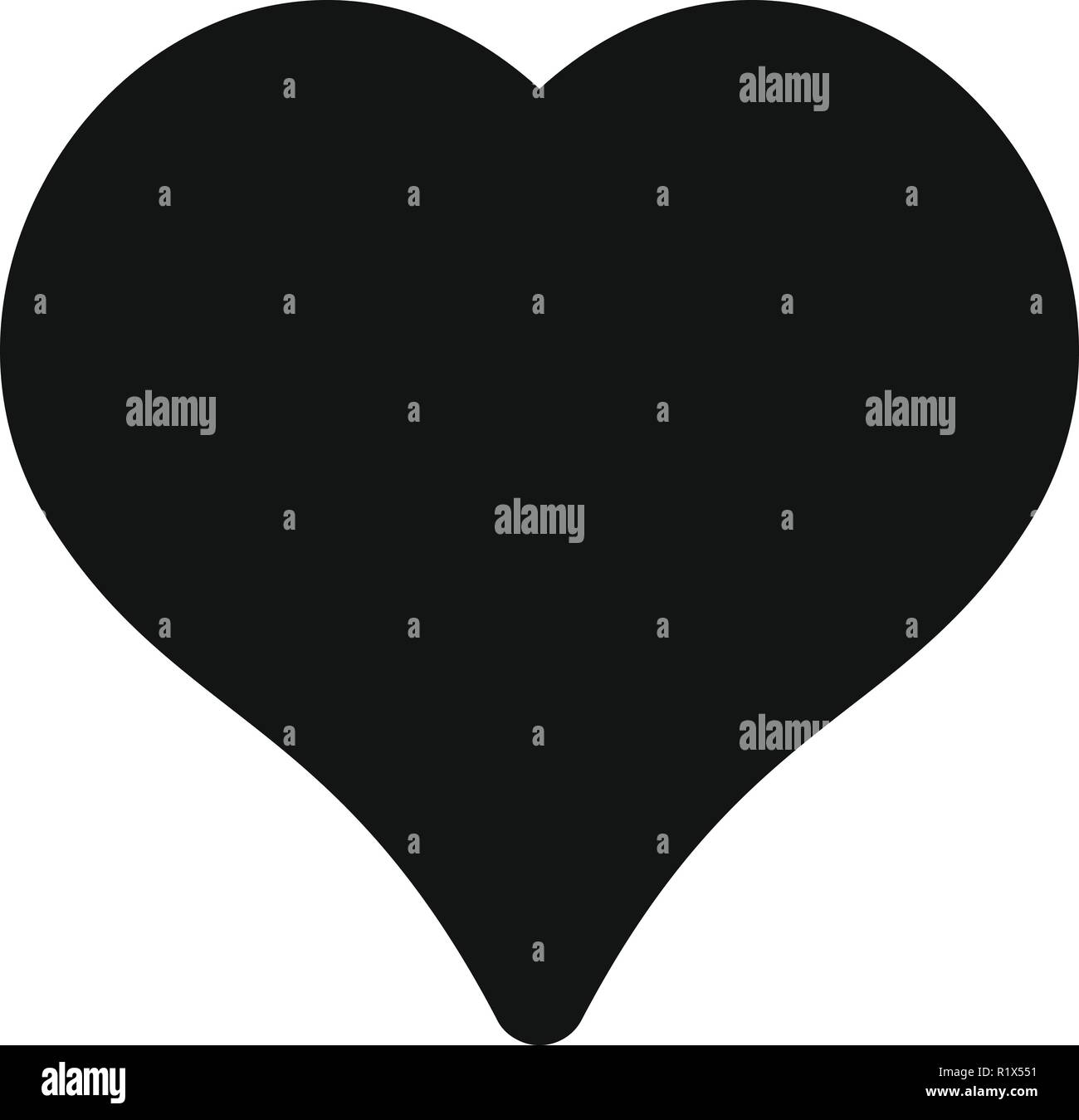 Magnanimous heart icon. Simple illustration of magnanimous heart vector ...