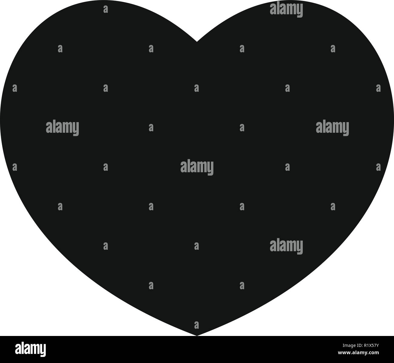 Sympathetic heart icon. Simple illustration of sympathetic heart vector ...