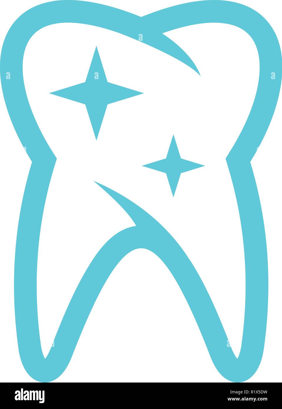 Long tooth icon. Flat illustration of long tooth vector icon for web ...