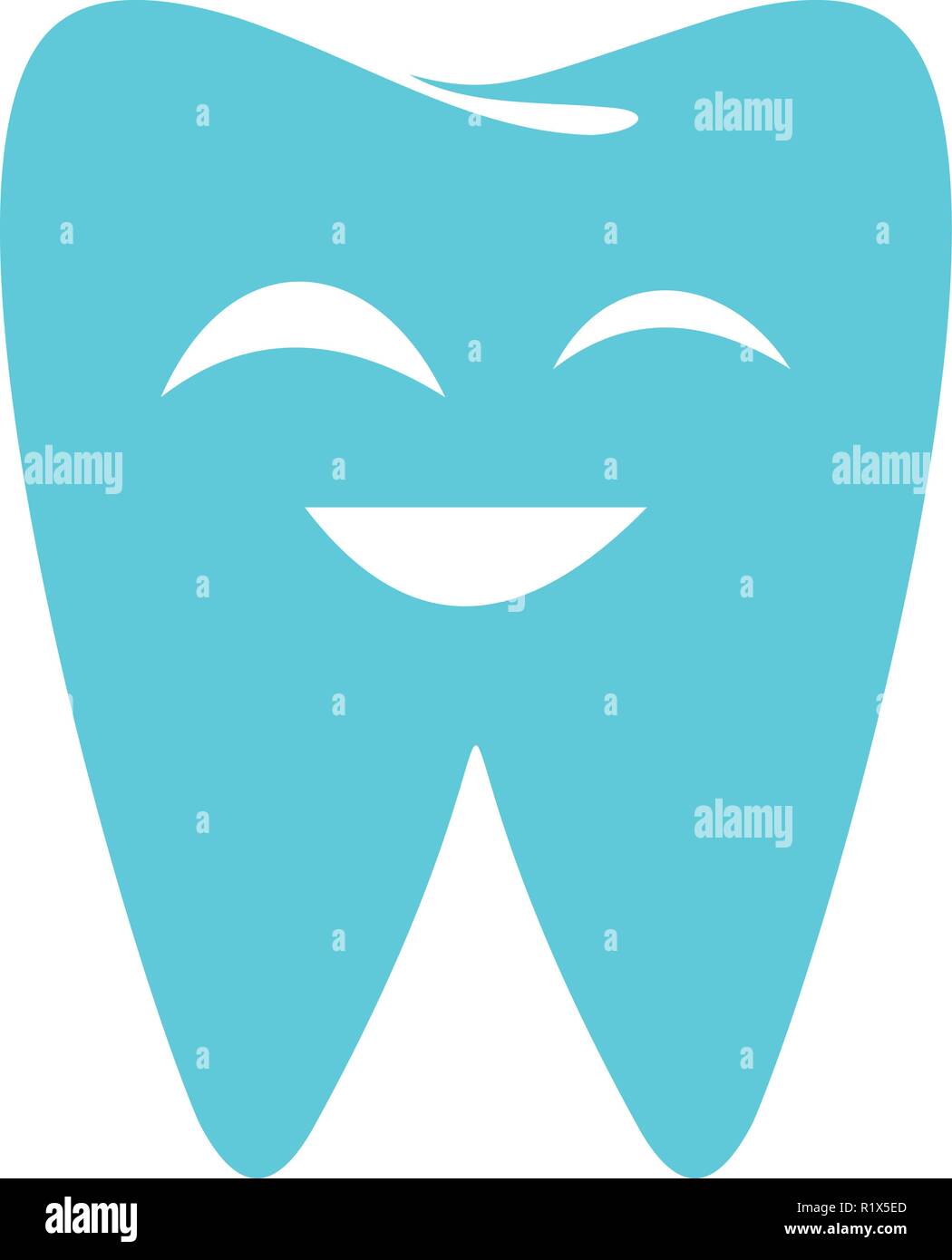 Sparkling tooth icon. Flat illustration of sparkling tooth, vector icon ...