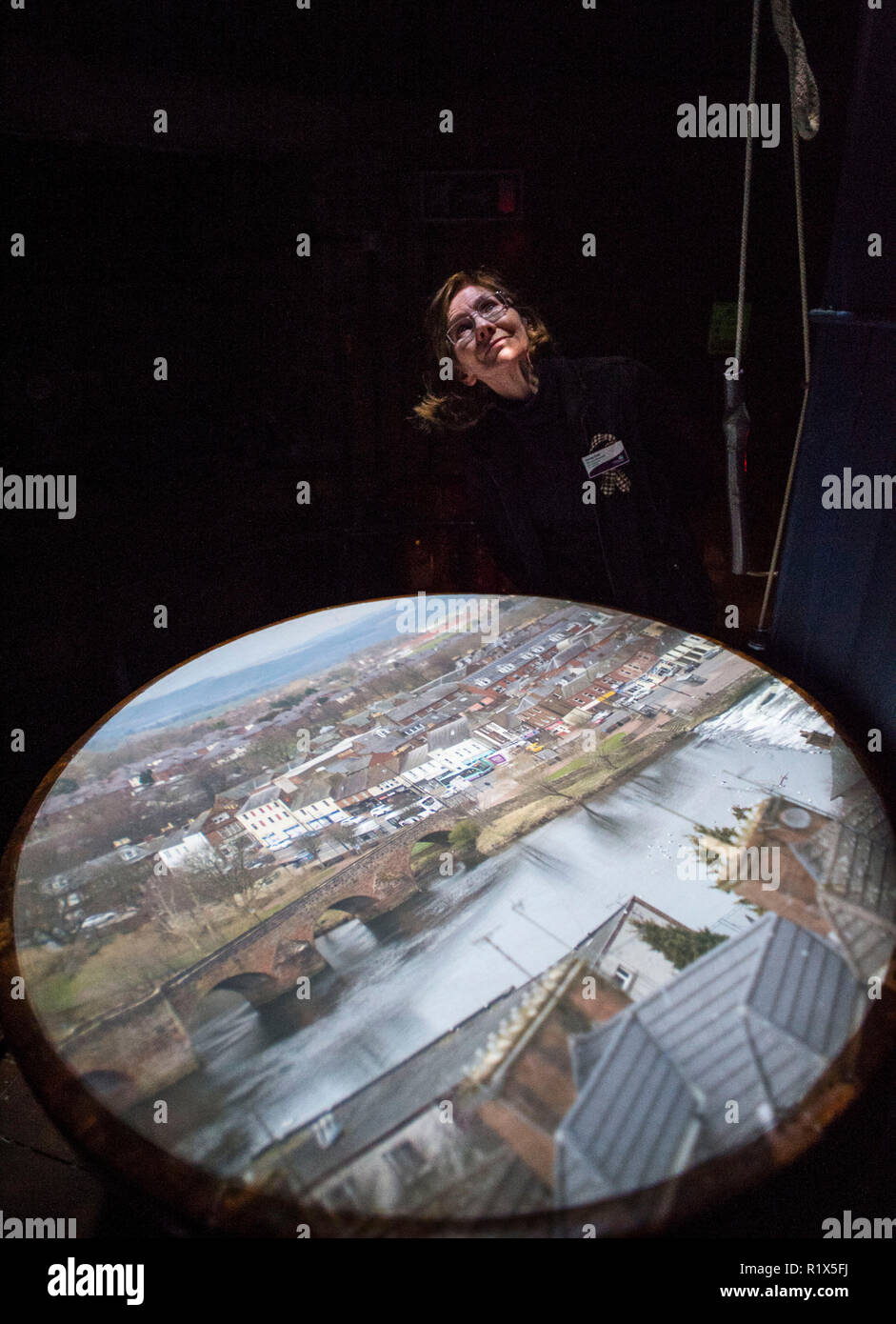 Dumfries & Galloway, Scotland. The Camera Obscura (the world's oldest ...