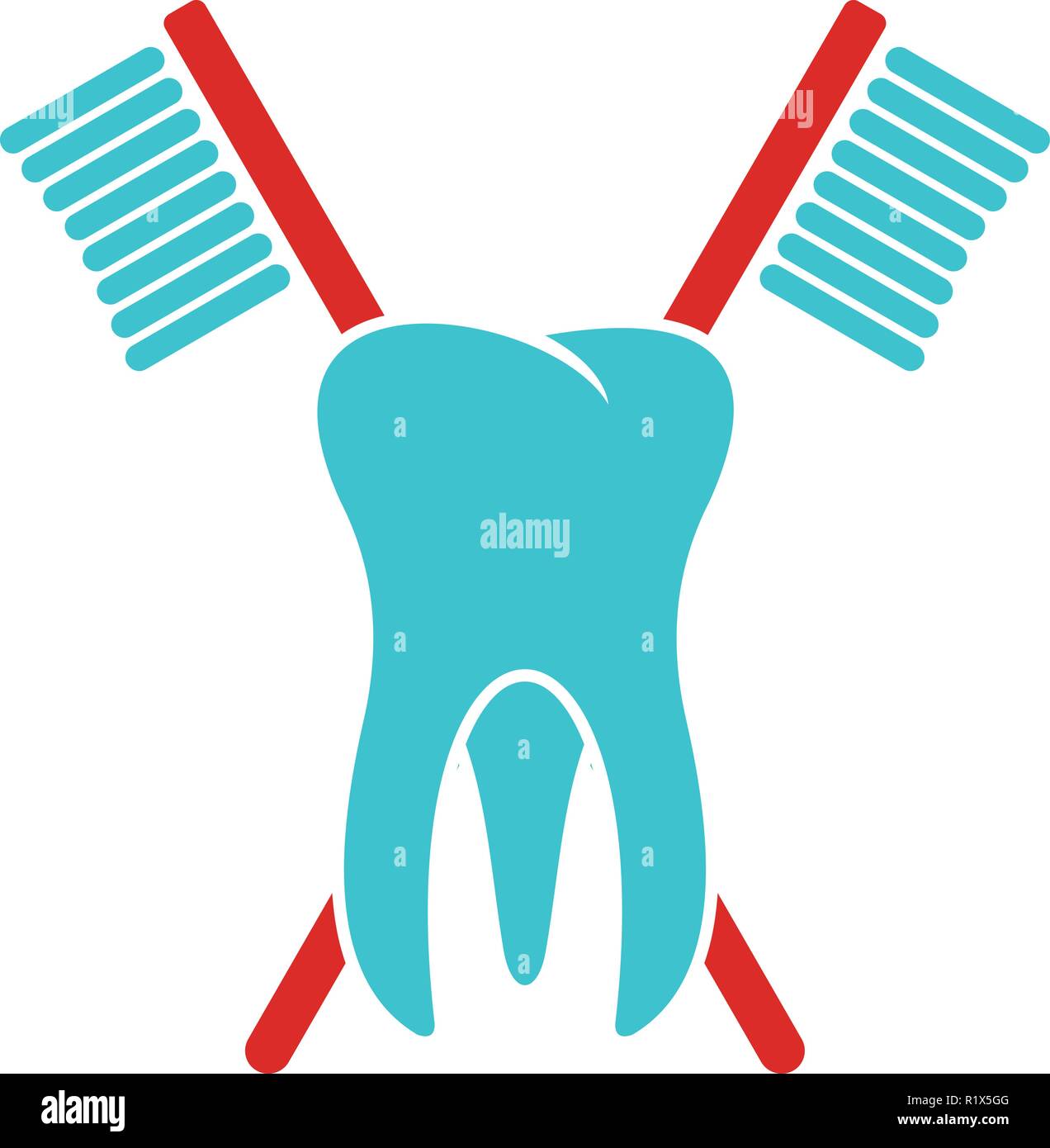 Pearl tooth logo icon. Flat illustration of pearl tooth vector icon for ...