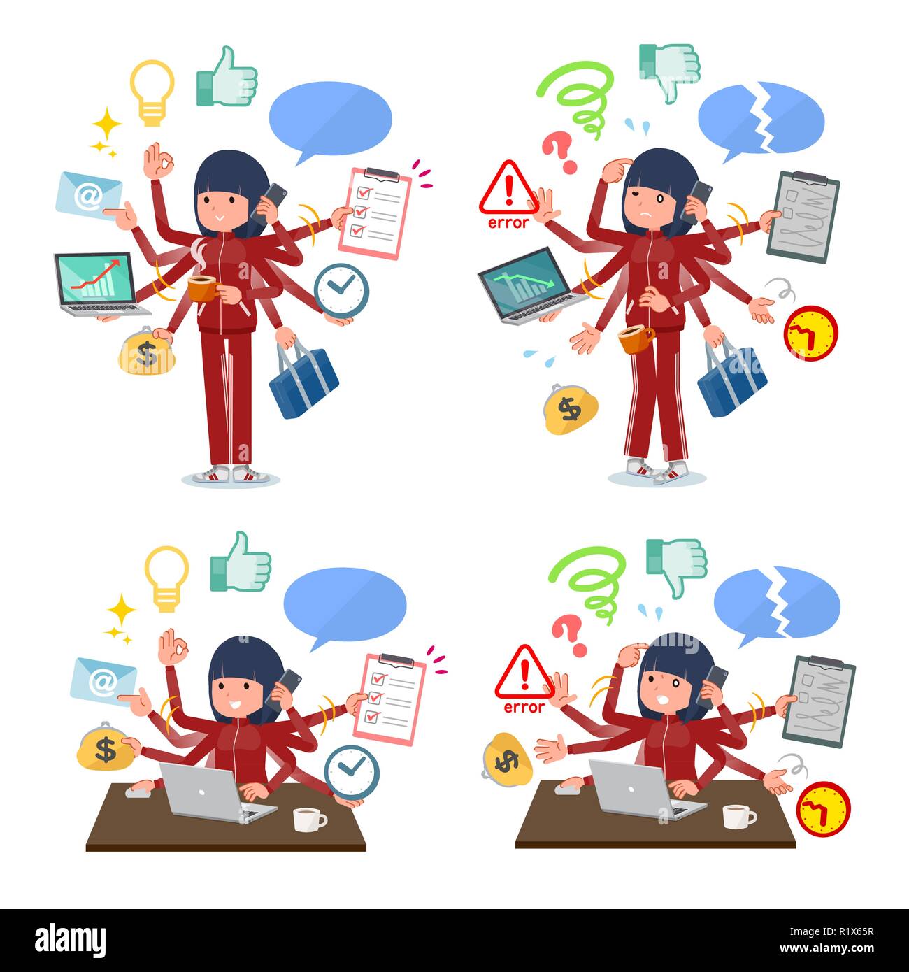 Red jerseys Stock Vector Images - Alamy