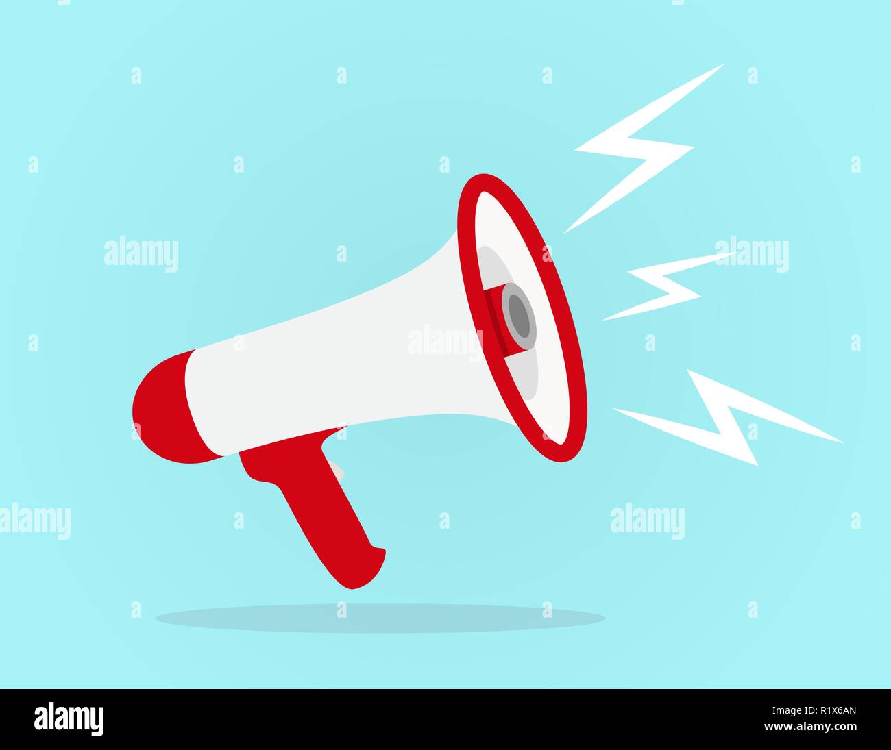 Megaphone. Vector Illustration Stock Vector Image & Art - Alamy