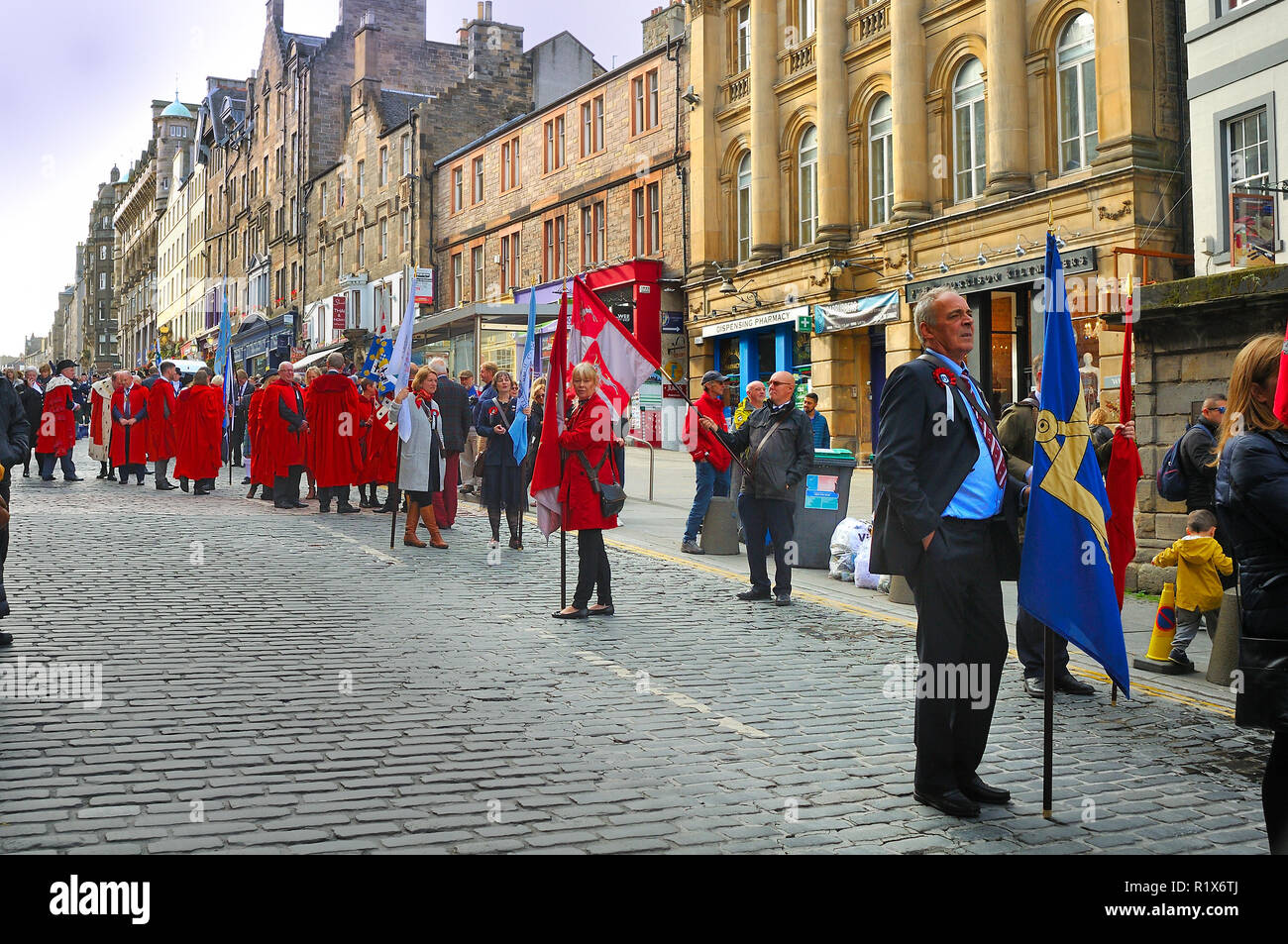 Scottish parade banners hi-res stock photography and images - Alamy