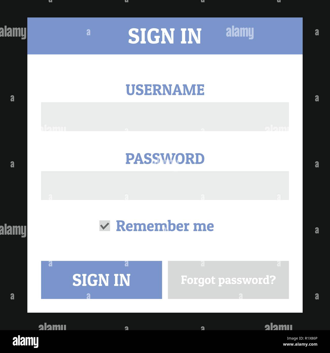 Sign form icon. Flat illustration of sign form vector icon for web ...