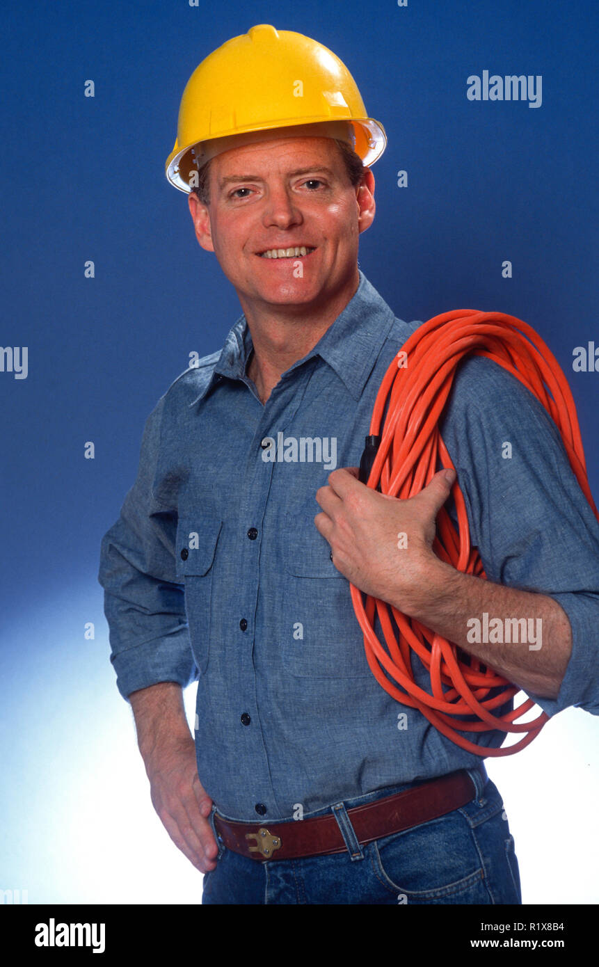 Occupation series with middle aged man, USA (1 of 7 Stock Photo - Alamy