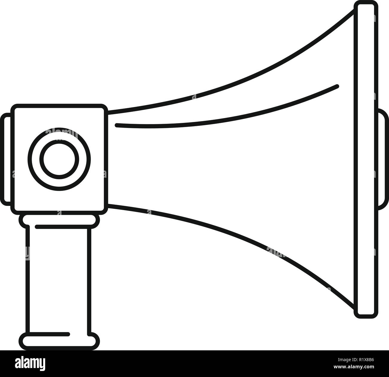 Communication equipment icon. Outline illustration of communication ...