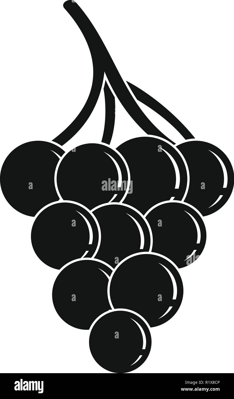 Small grape icon. Simple illustration of small grape vector icon for ...