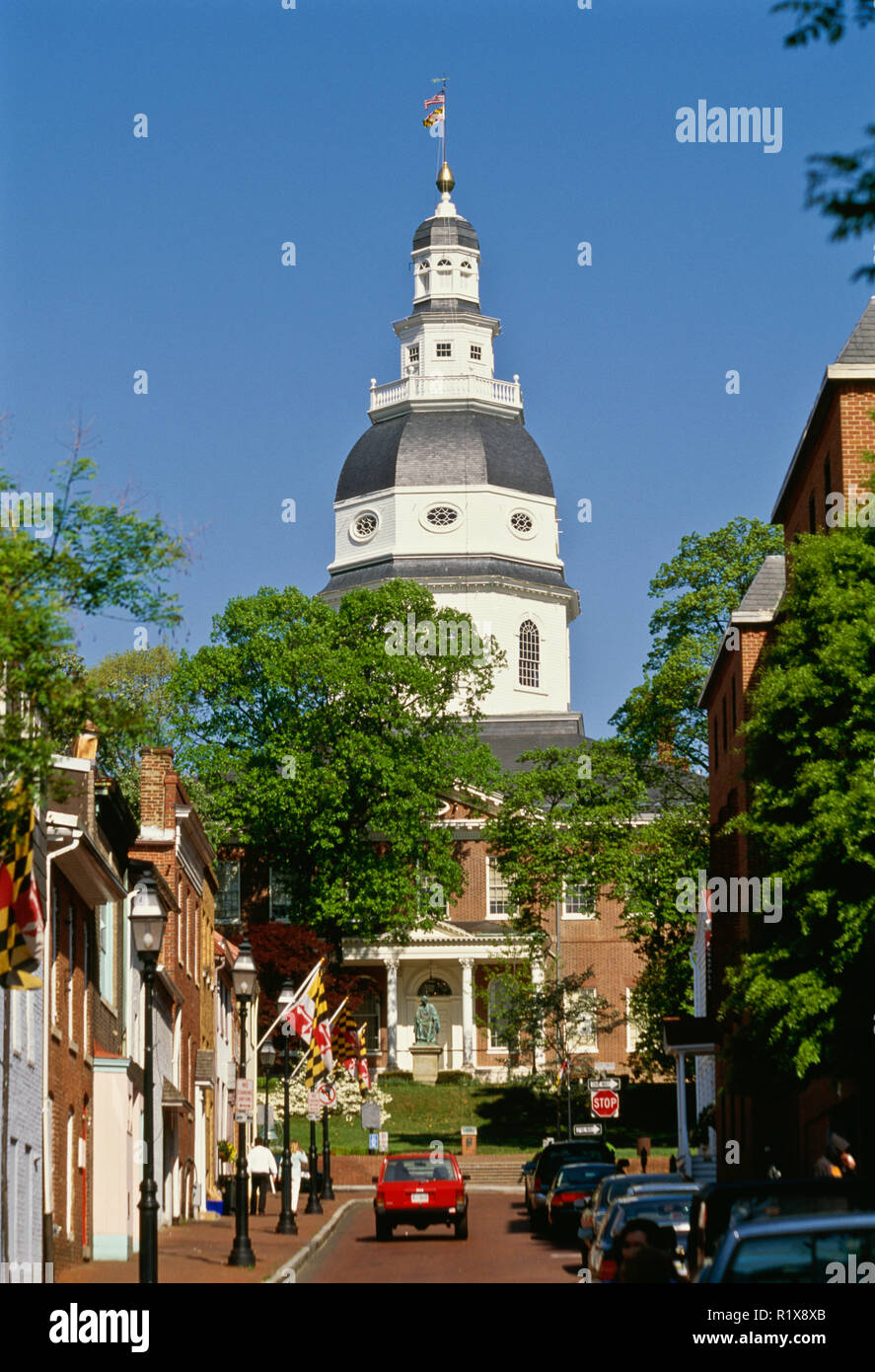 Maryland State House, USA Stock Photo - Alamy