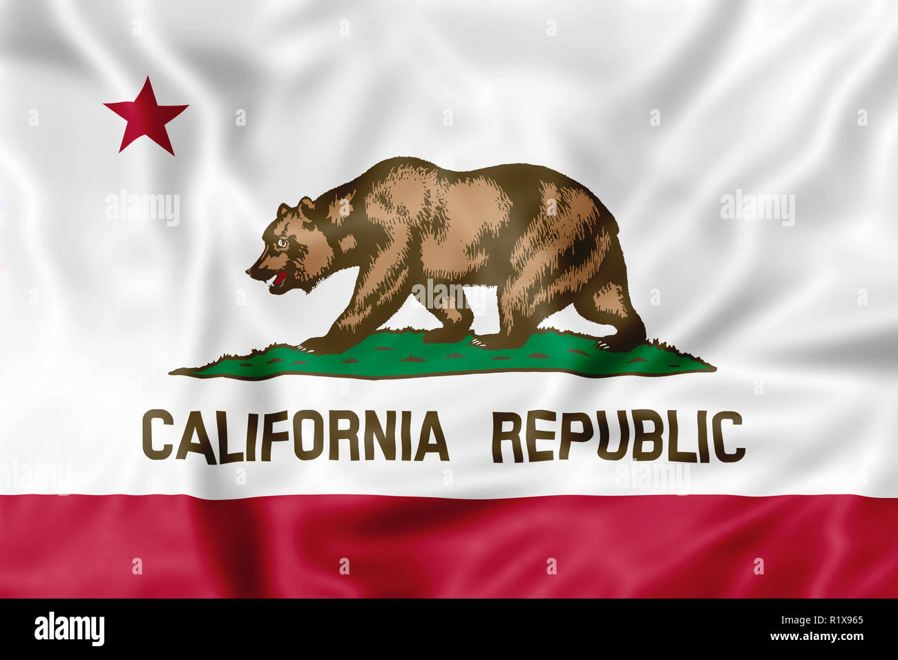 The California Republic Flag, an American state of United States ...
