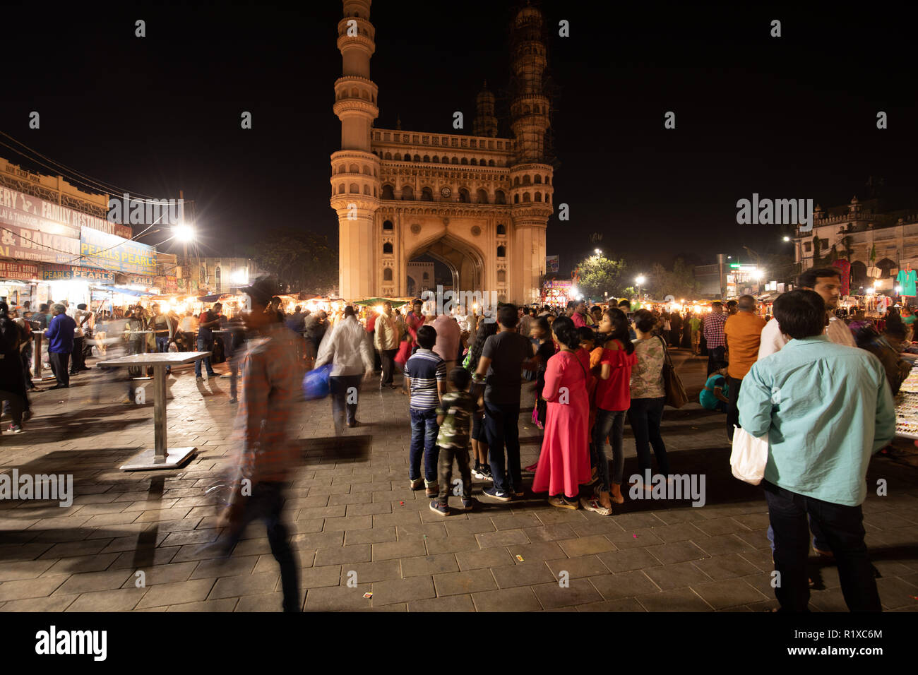 Hyderabad,India.14th November,2018 Tourists and locals shopping ...