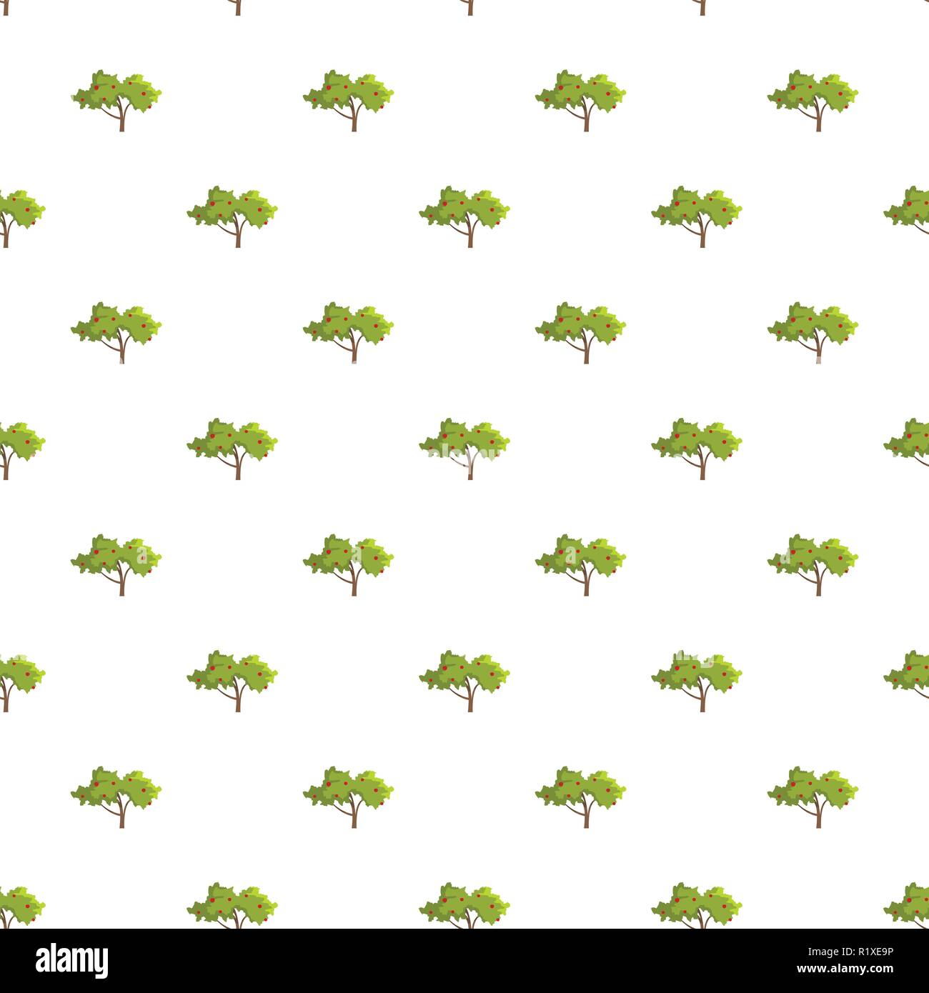 Apple tree pattern seamless in flat style for any design Stock Vector ...