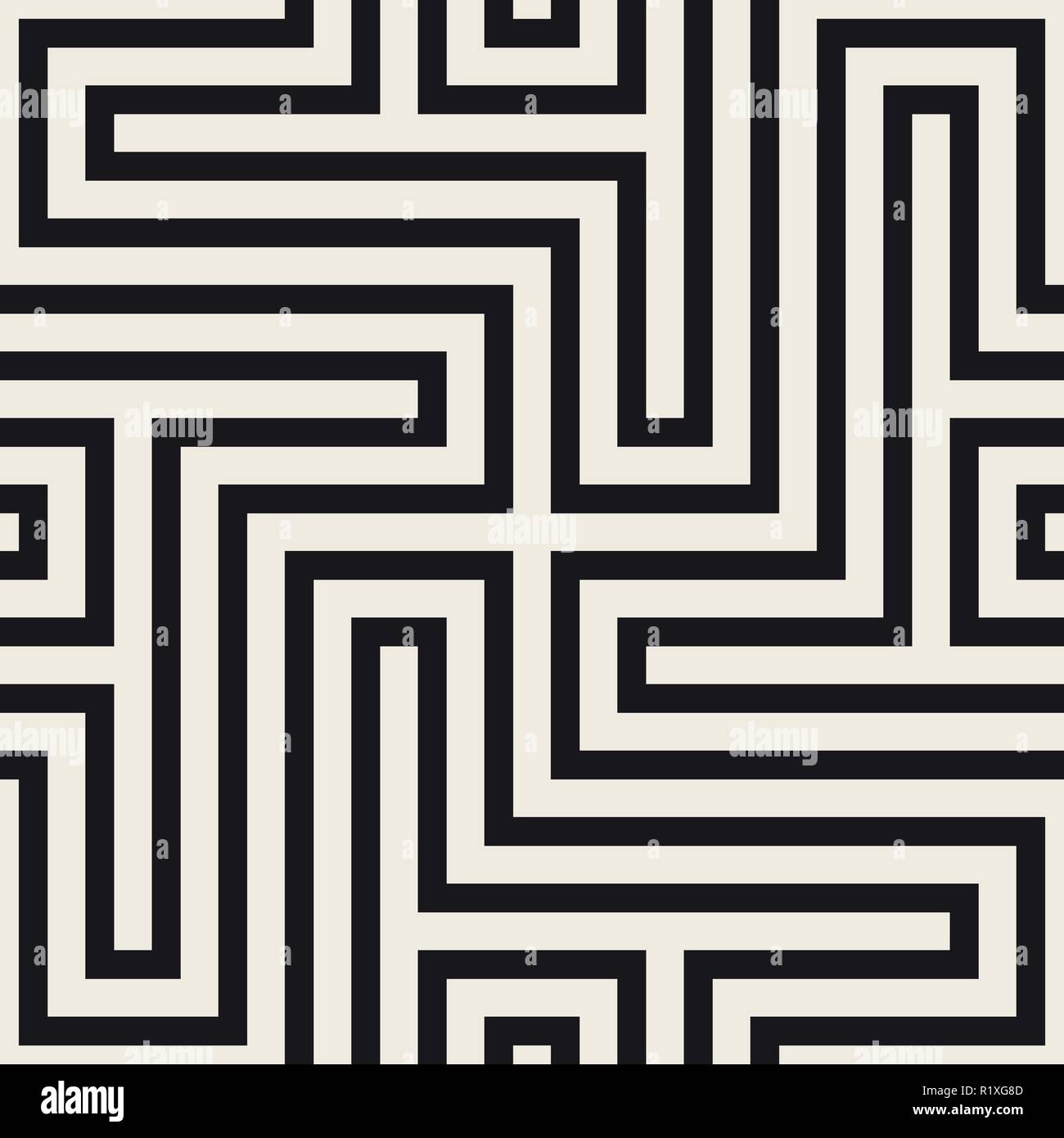 Vector seamless cross lines pattern. Modern stylish abstract texture ...