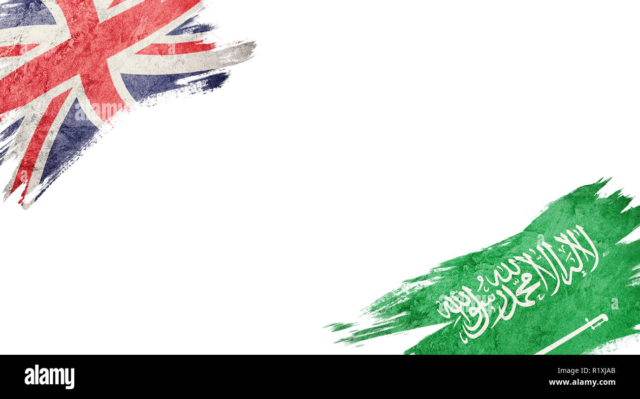 United kingdom saudi arabia flag hi-res stock photography and images ...