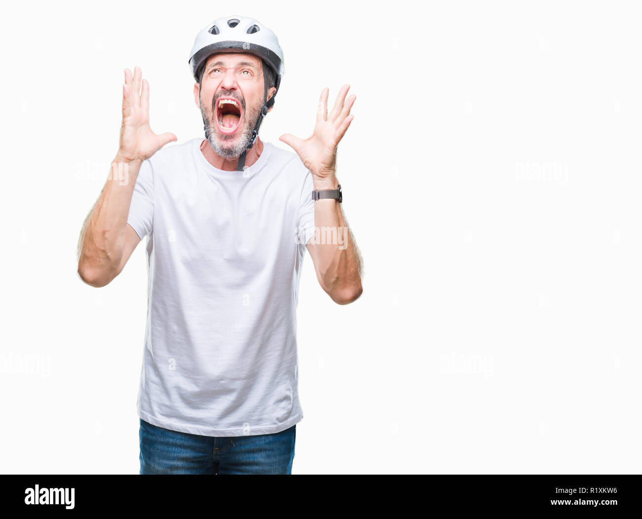 Angry man bike Cut Out Stock Images & Pictures - Alamy