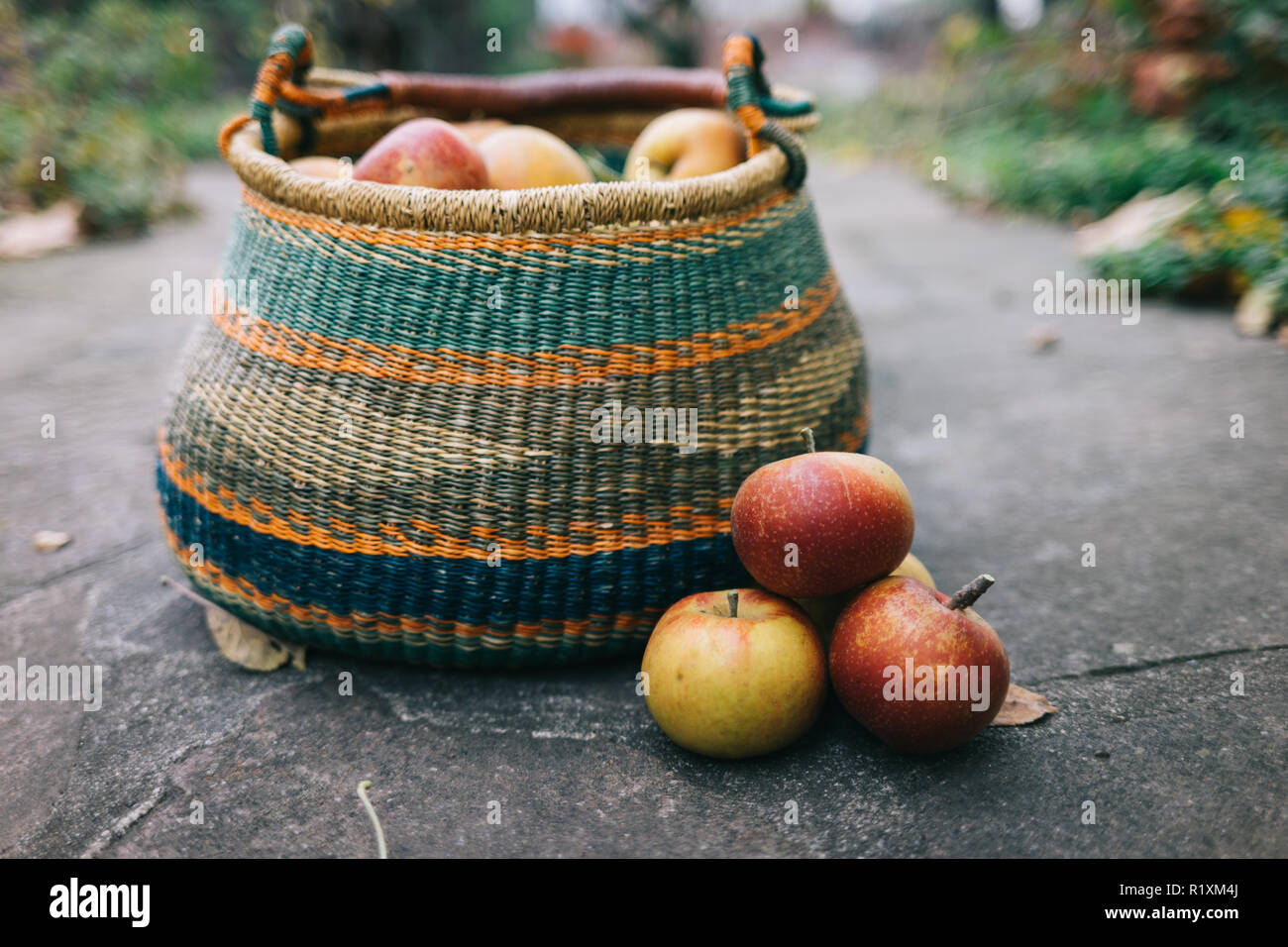 Autumn harvest basket hi-res stock photography and images - Alamy