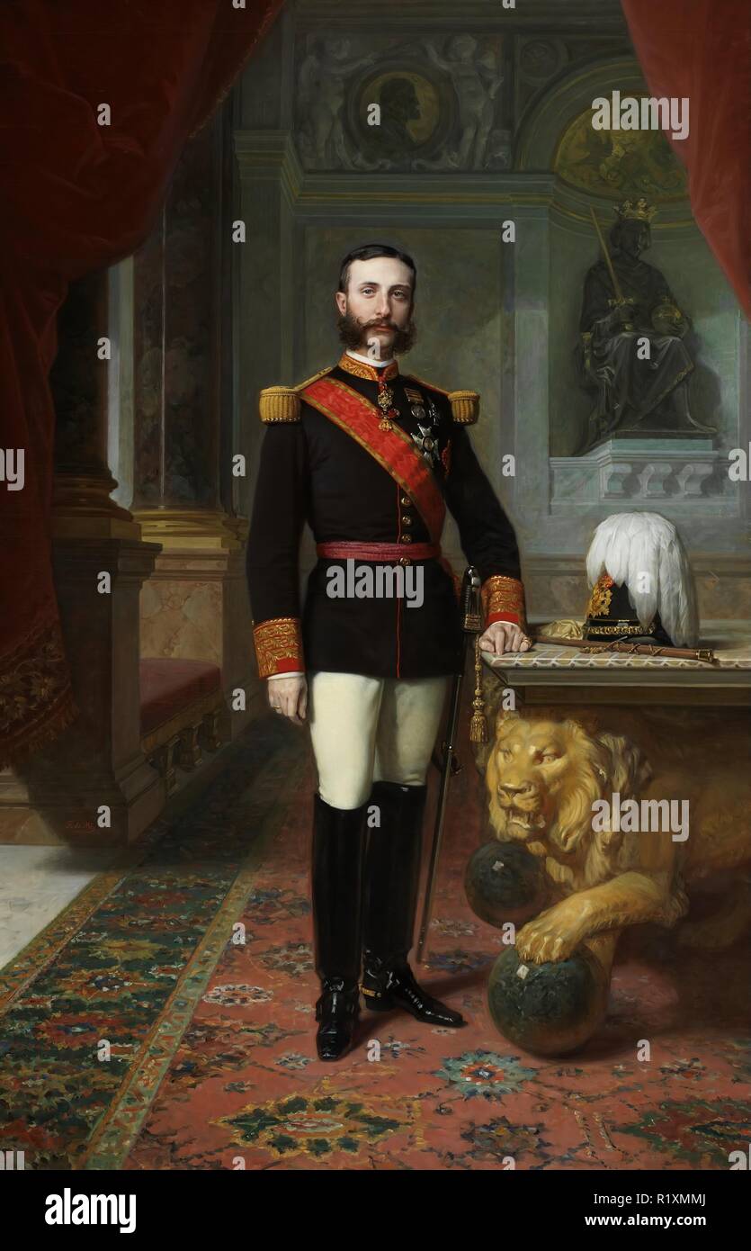 Federico de Madrazo y Kuntz. Alfonso XII, 1886. öleo sobre lienzo. 248 ...