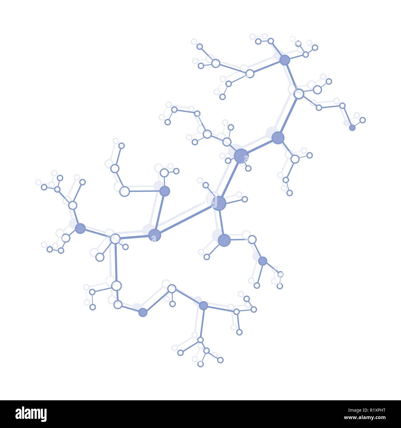 Structure of molecule and communication. Scientific concept. Medical ...