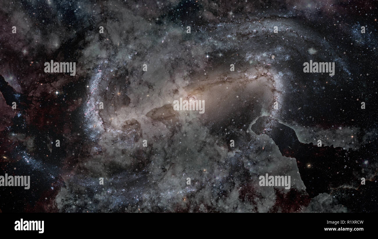 Universe filled with stars, nebula and galaxy. Elements of this image ...
