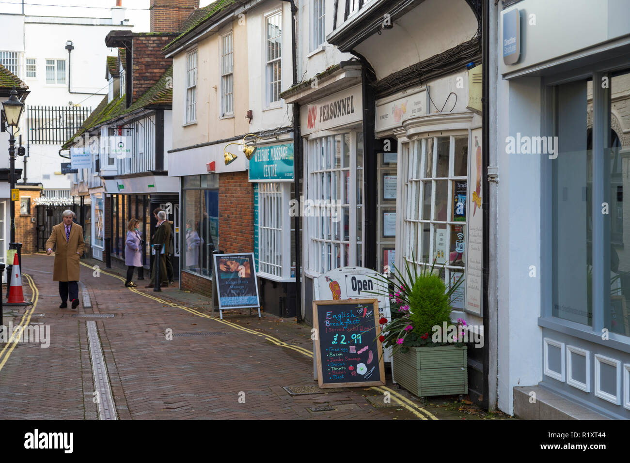 Ashford high street, town centre, ashford, kent, uk Stock Photo - Alamy