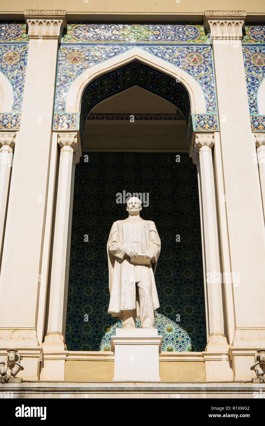 Exterior of Nizami Museum of Azerbaijan Literature, Baku, Azerbaijan ...