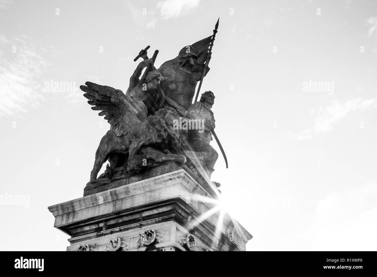 Italian national flag europe Black and White Stock Photos & Images - Alamy