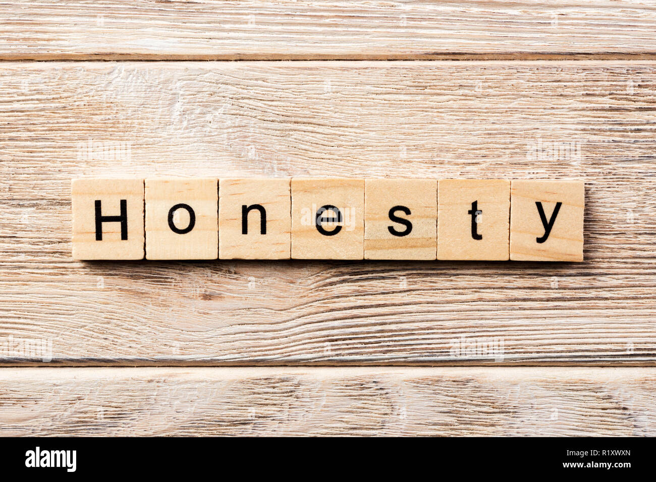 Honesty Word Written On Wood Block Honesty Text On Table Concept honesty-word-written-on-wood-block-honesty-text-on-table-concept