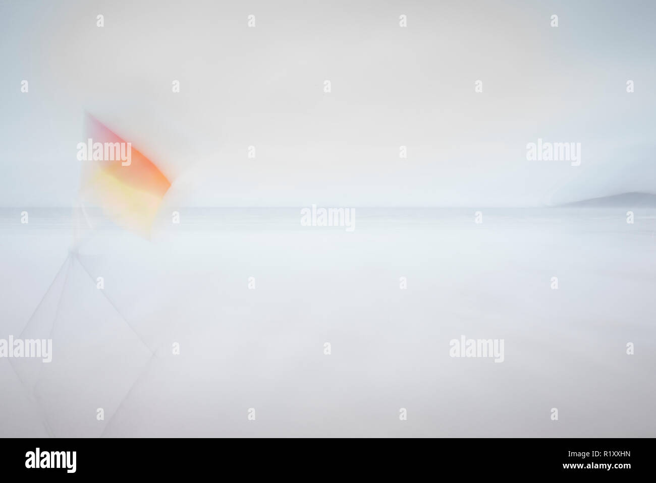 Flag on a beach hi-res stock photography and images - Alamy