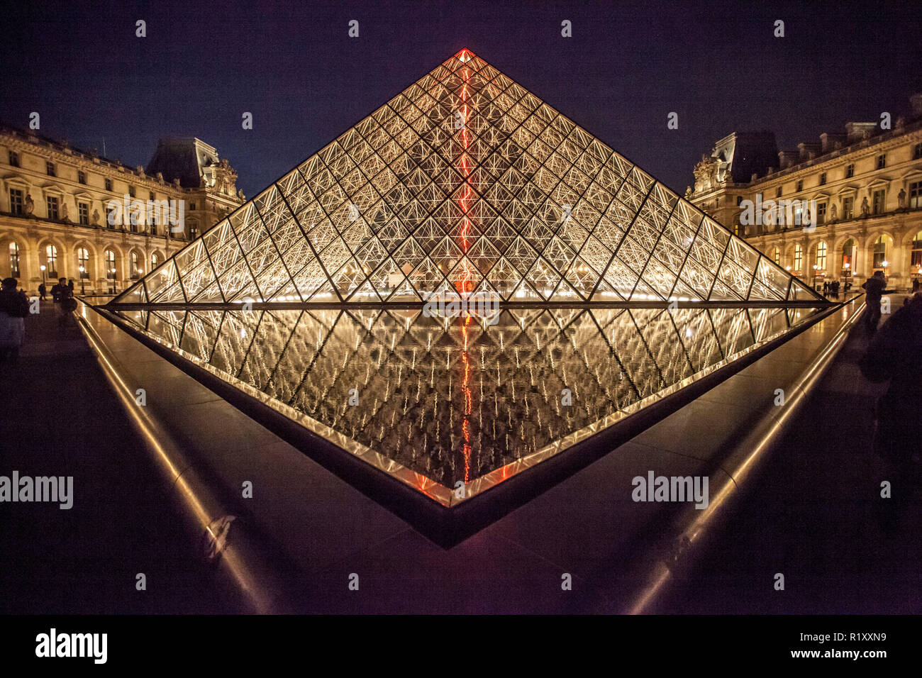 Paris, France - December 12, 2014. The famous Louvre Museum in Paris ...