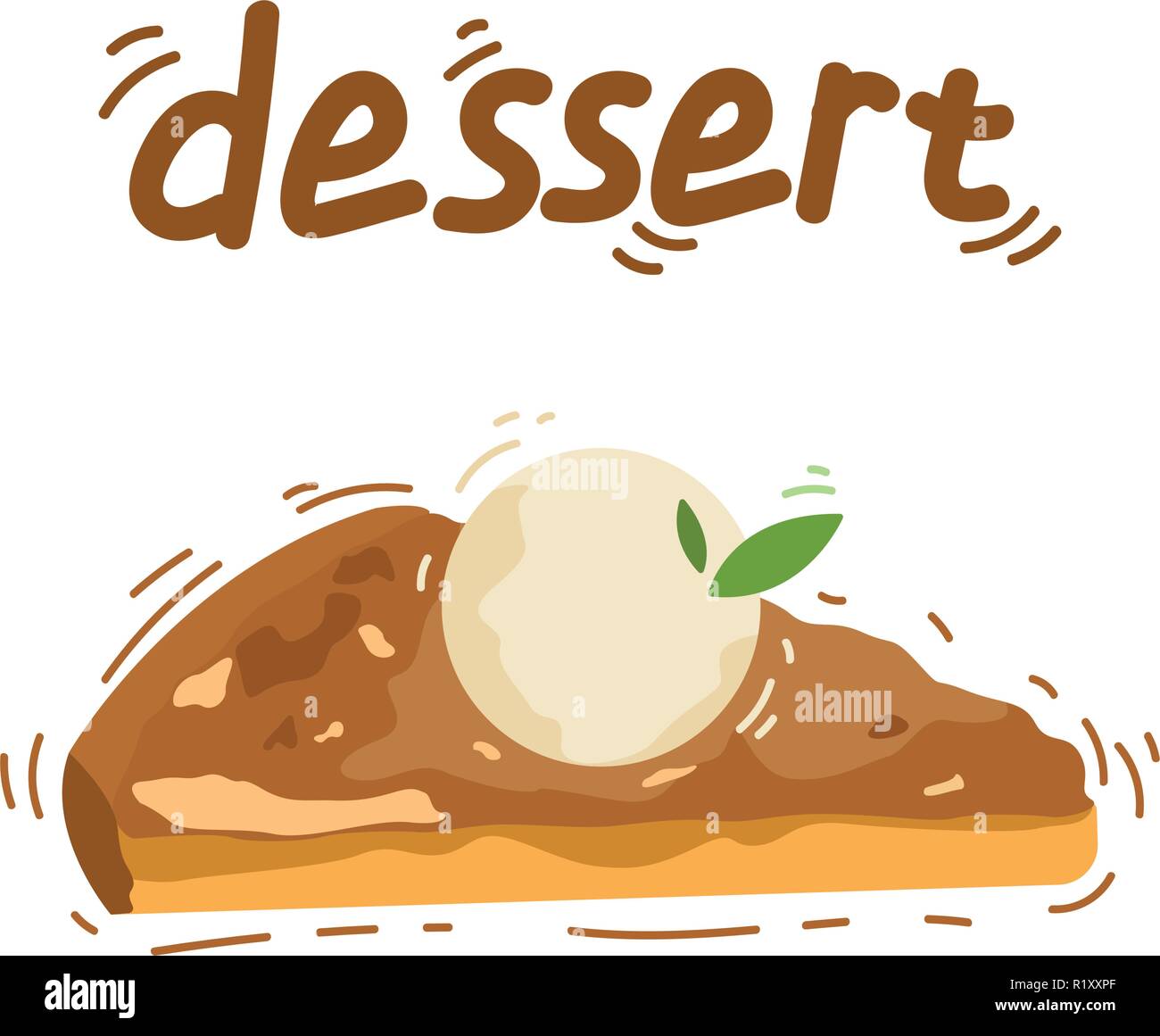 Cute apple pie icon hi-res stock photography and images - Alamy