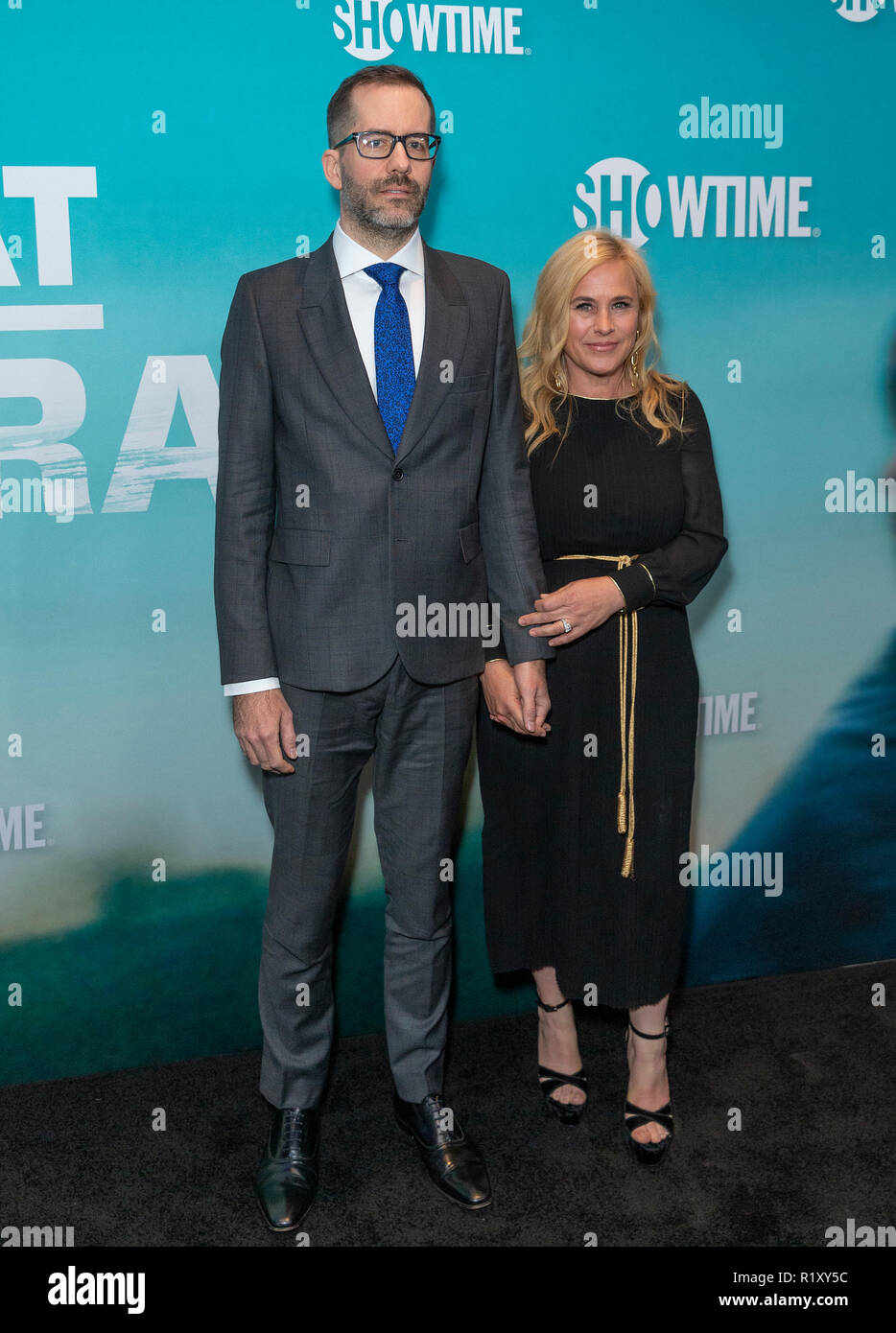 New York, United States. 14th Nov, 2018. Patricia Arquette (R) attends ...