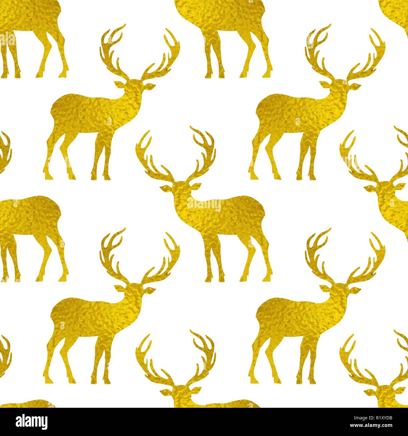 Golden deer Stock Vector Images - Alamy