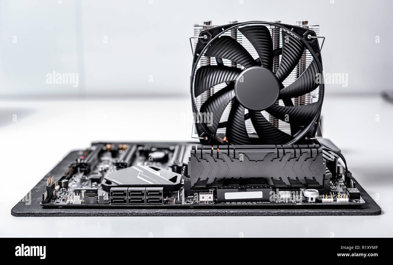 Components of the computer at the time of assembly of the PC Stock ...