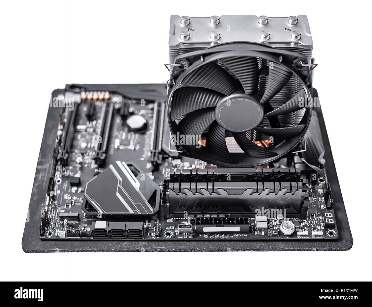 Components of the computer at the time of assembly of the PC Stock ...