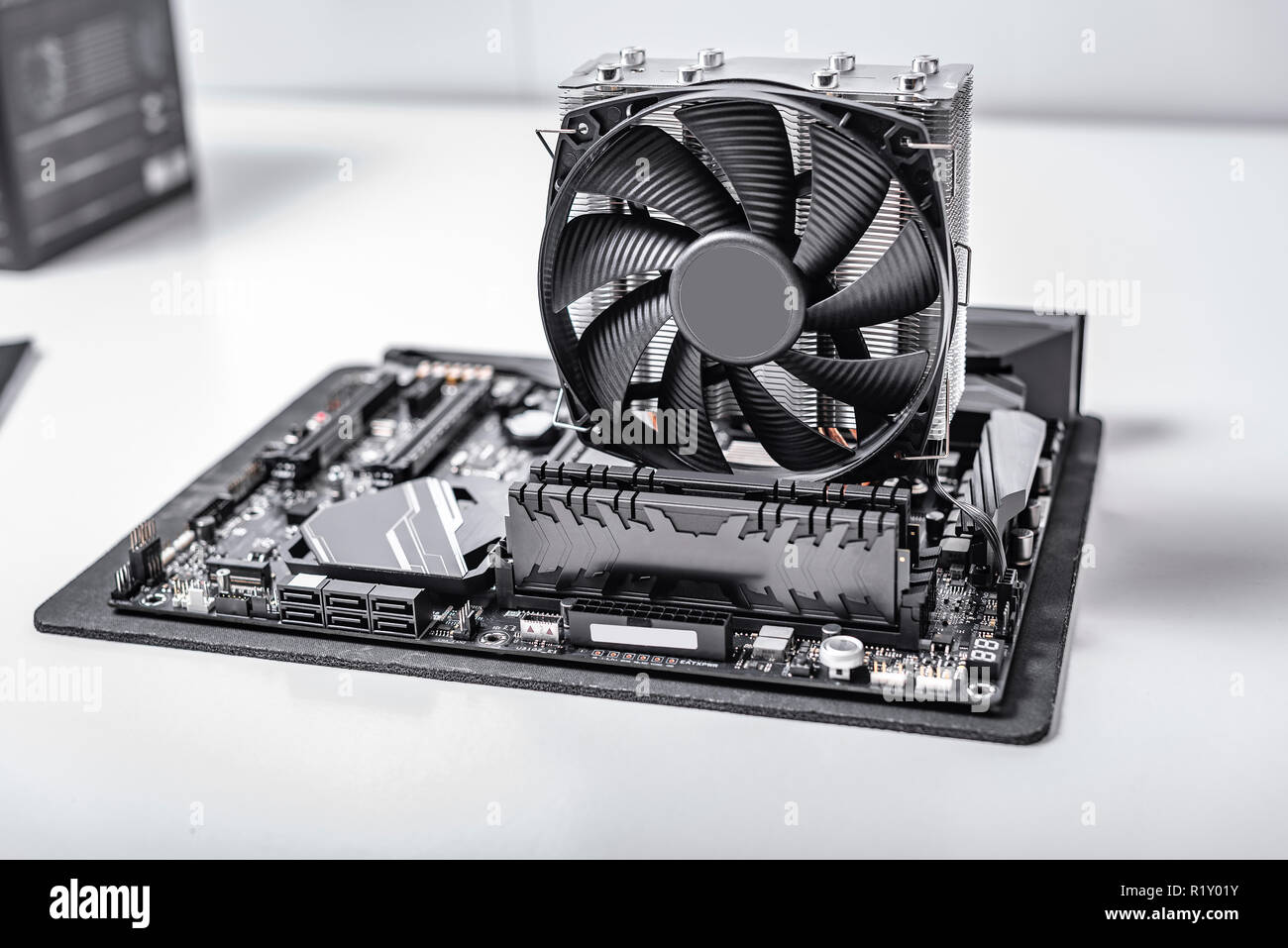 Components of the computer at the time of assembly of the PC Stock ...