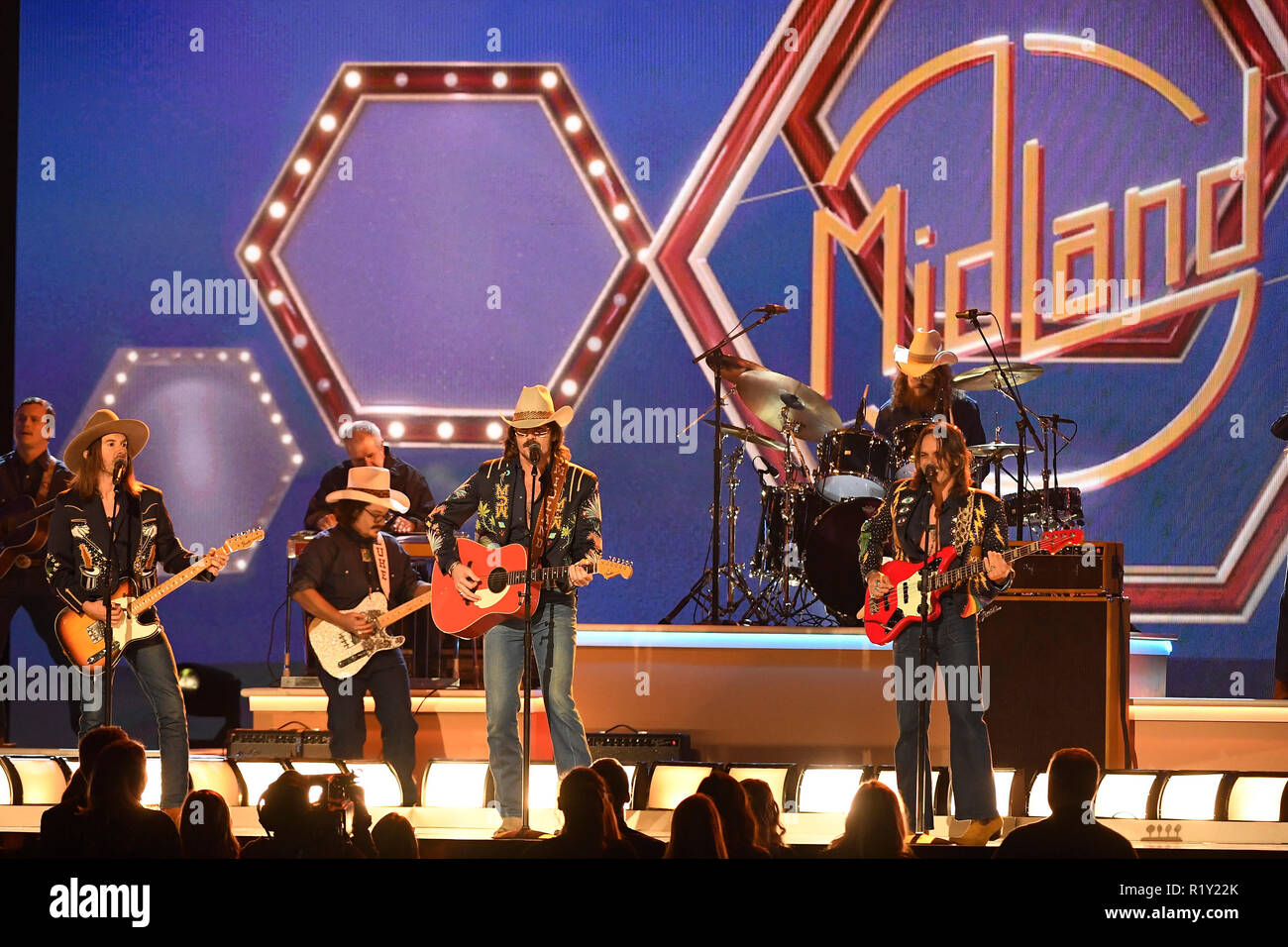 Nashville, Tennessee, USA. 14th Nov, 2018. Mark Wystrach, Cameron Duddy ...