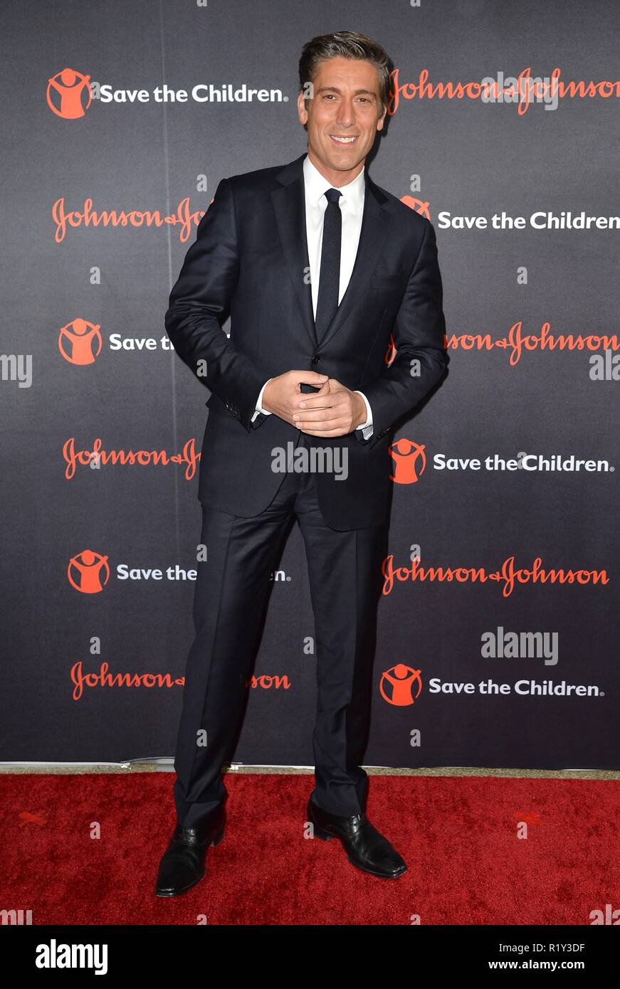 New York, NY, USA. 14th Nov, 2018. David Muir at arrivals for Save the ...