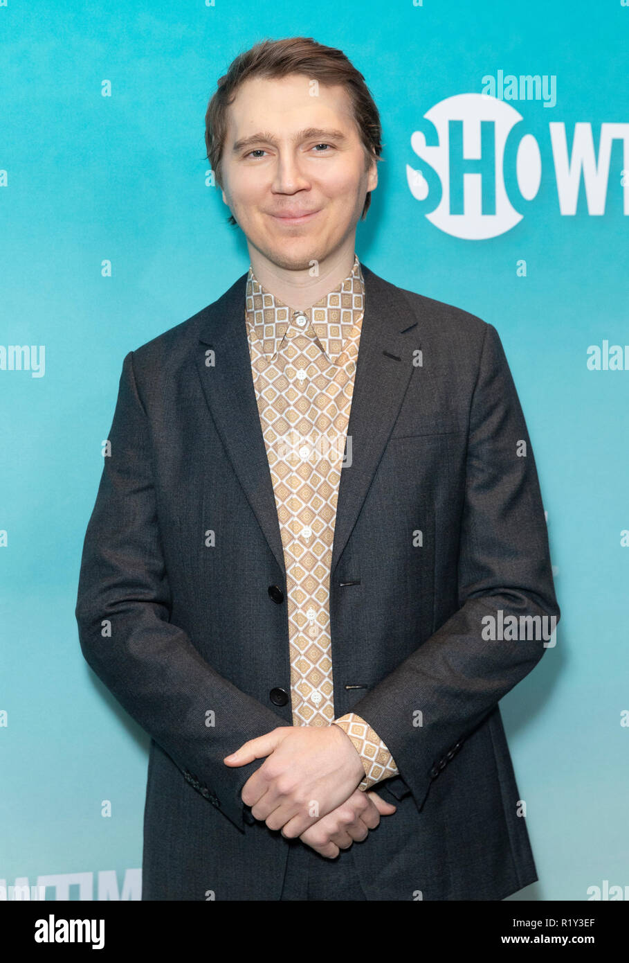 New York, USA - November 14, 2018: Paul Dano attends the Showtime ...