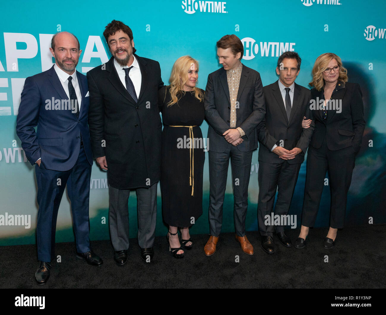 New York, USA - November 14, 2018: Eric Lange, Benicio Del Toro ...