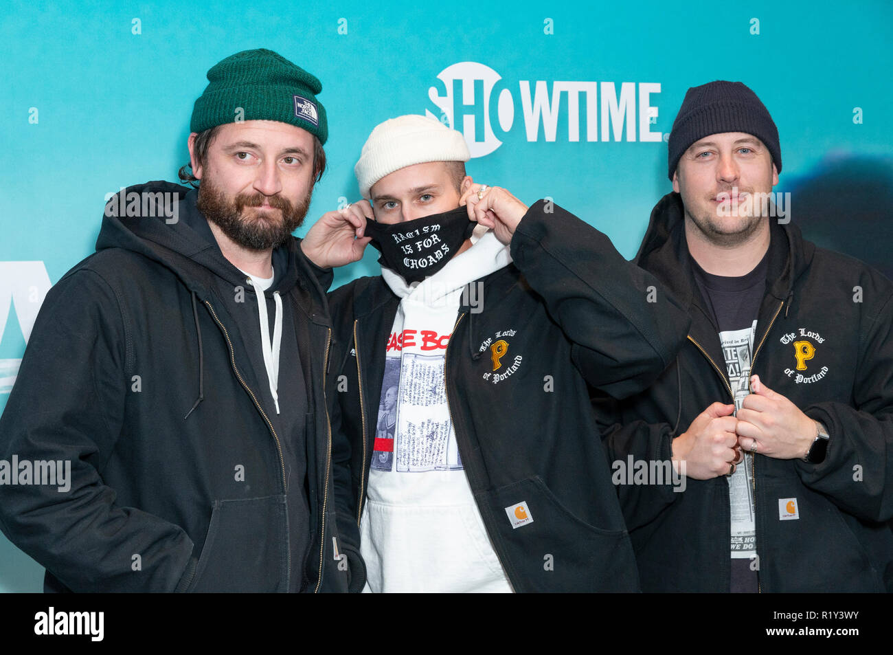 New York, USA - November 14, 2018: Jason Wade Sechrist, John Gourley ...