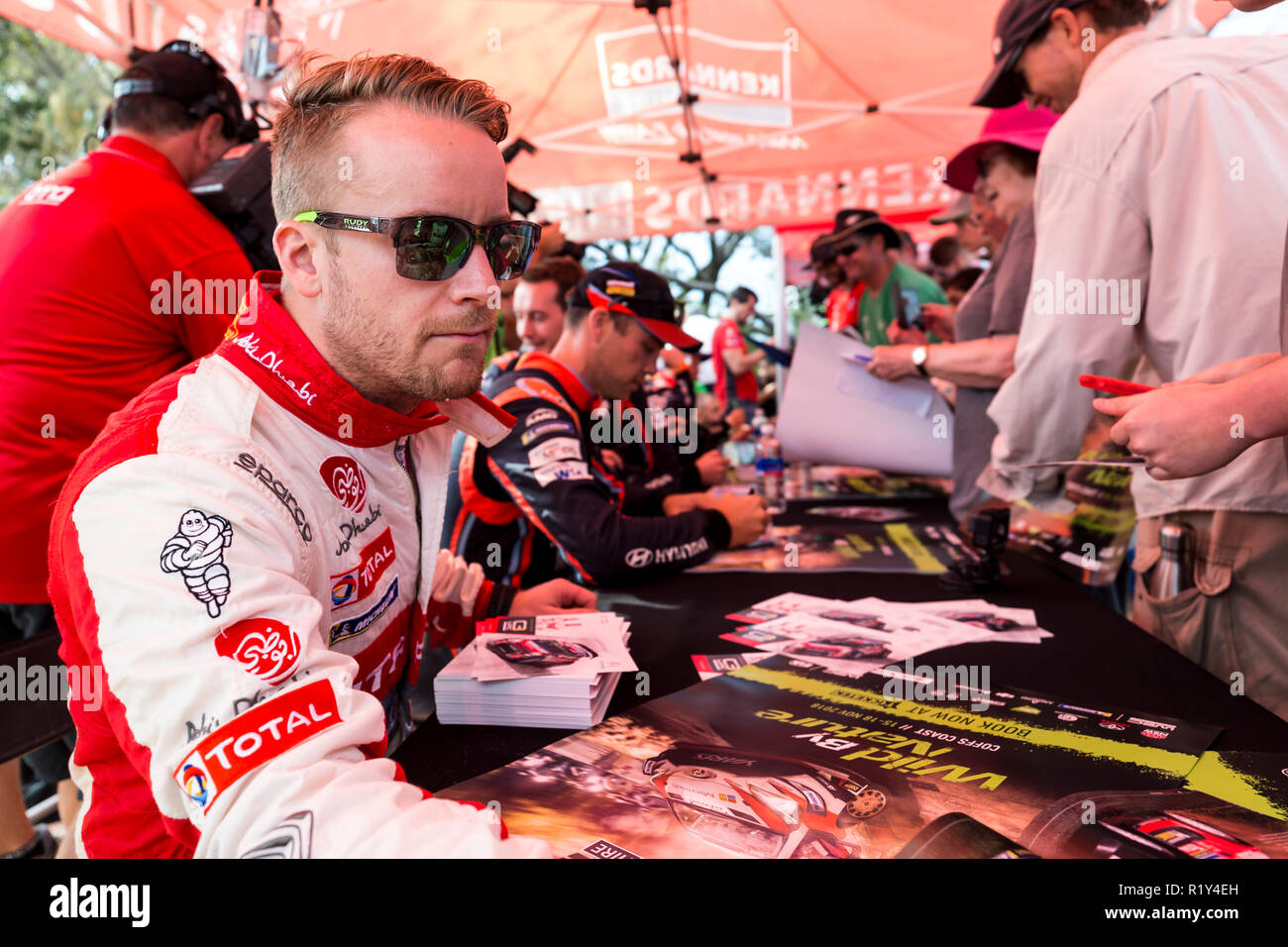 Coffs Harbour, Australia. 15th Nov, 2018. WRC Rally of Australia ...
