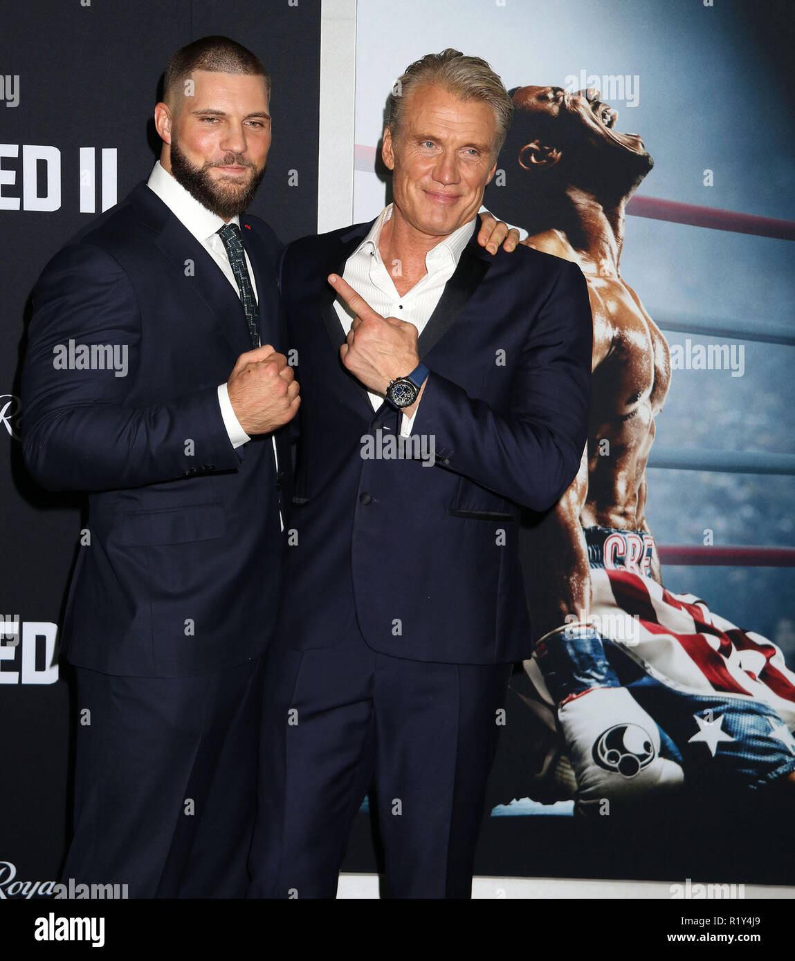 New York City, New York, USA. 14th Nov, 2018. Actors FLORIAN 'BIG NASTY ...