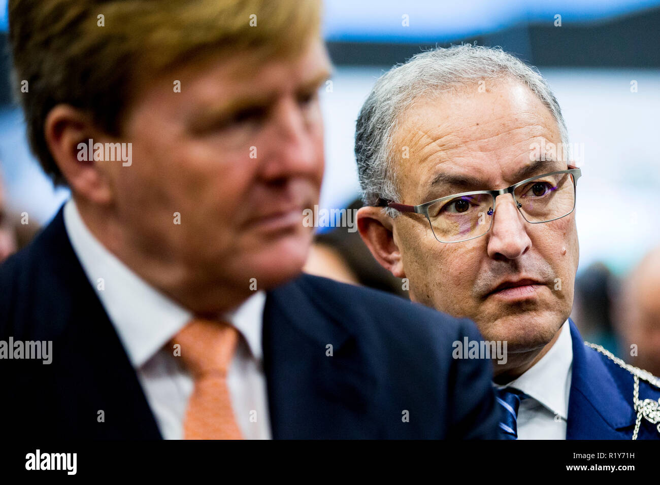 Ahoy Rotterdam, The Netherlands. 15th Nov, 2018. Mayor Ahmed Aboutaleb ...